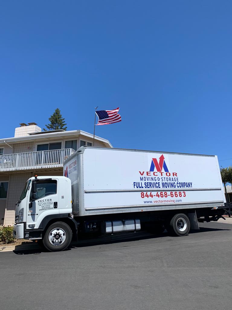 Serve the entire San Diego county - Vector Moving and Storage.